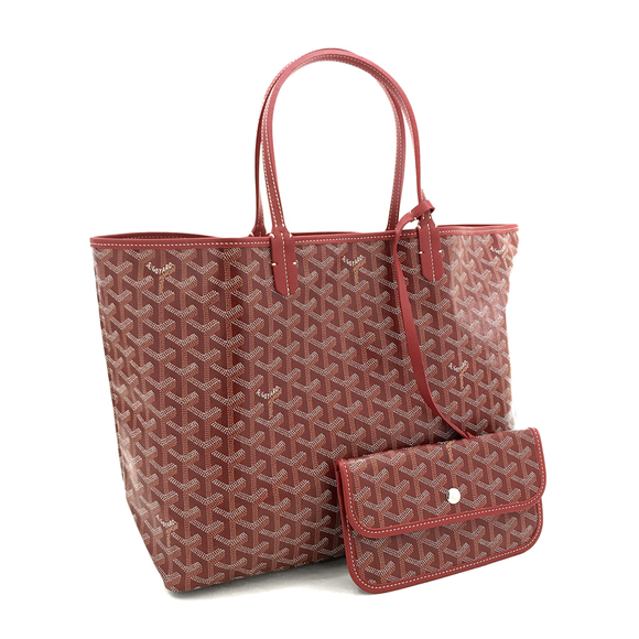 Goyard | Bags | Goyard Tote Bag Saint Louis Pm Coated Canvas Leather ...